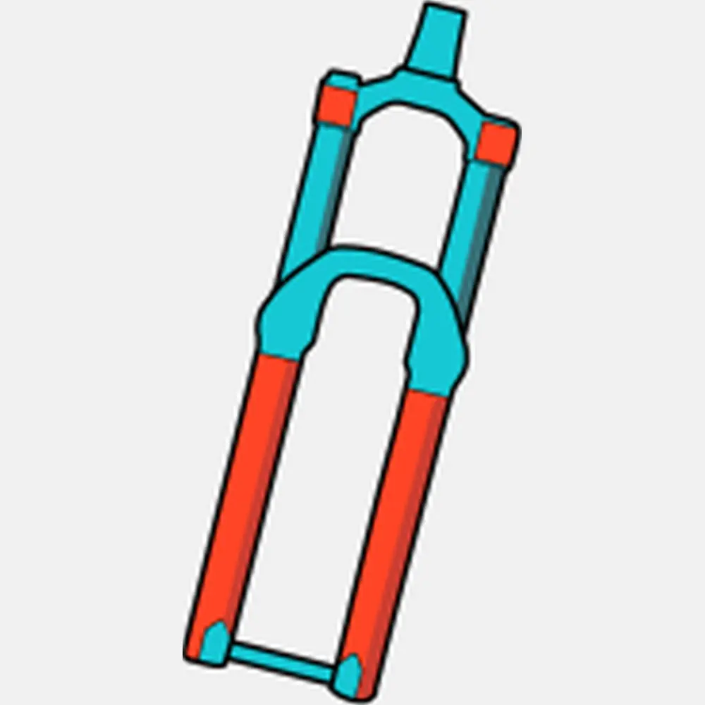 RIDE WRAP COVERED MTB FORK MATT – Blokada.si – profesionalna kolesarska ...